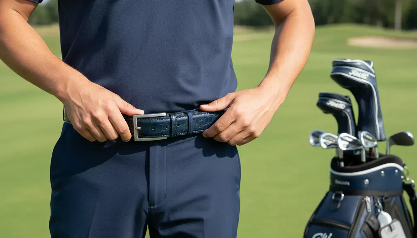 Best Men’s Leather Golf Belts (2026 Guide) – Ace of Clubs Golf Company
