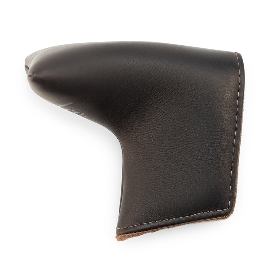 BROWN GENUINE FULL-GRAIN LEATHER GOLF PUTTER HEADCOVER | MADE IN USA ...