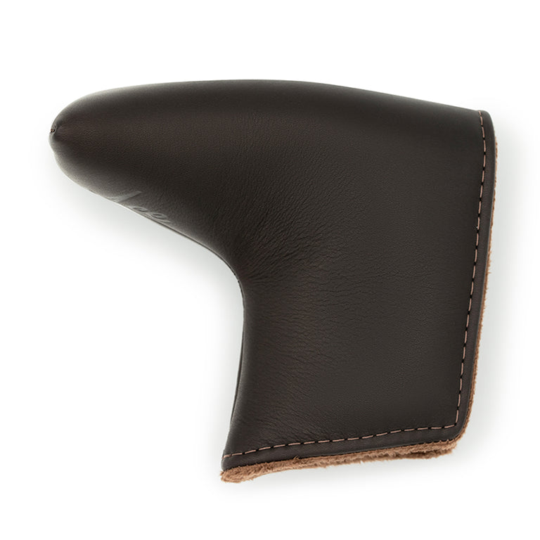 BROWN GENUINE LEATHER CUSTOM GOLF PUTTER HEADCOVER | HANDMADE IN USA ...