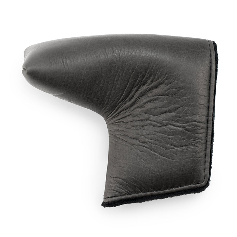 GREY GENUINE LEATHER GOLF PUTTER HEADCOVER | HANDMADE IN USA – Ace of ...