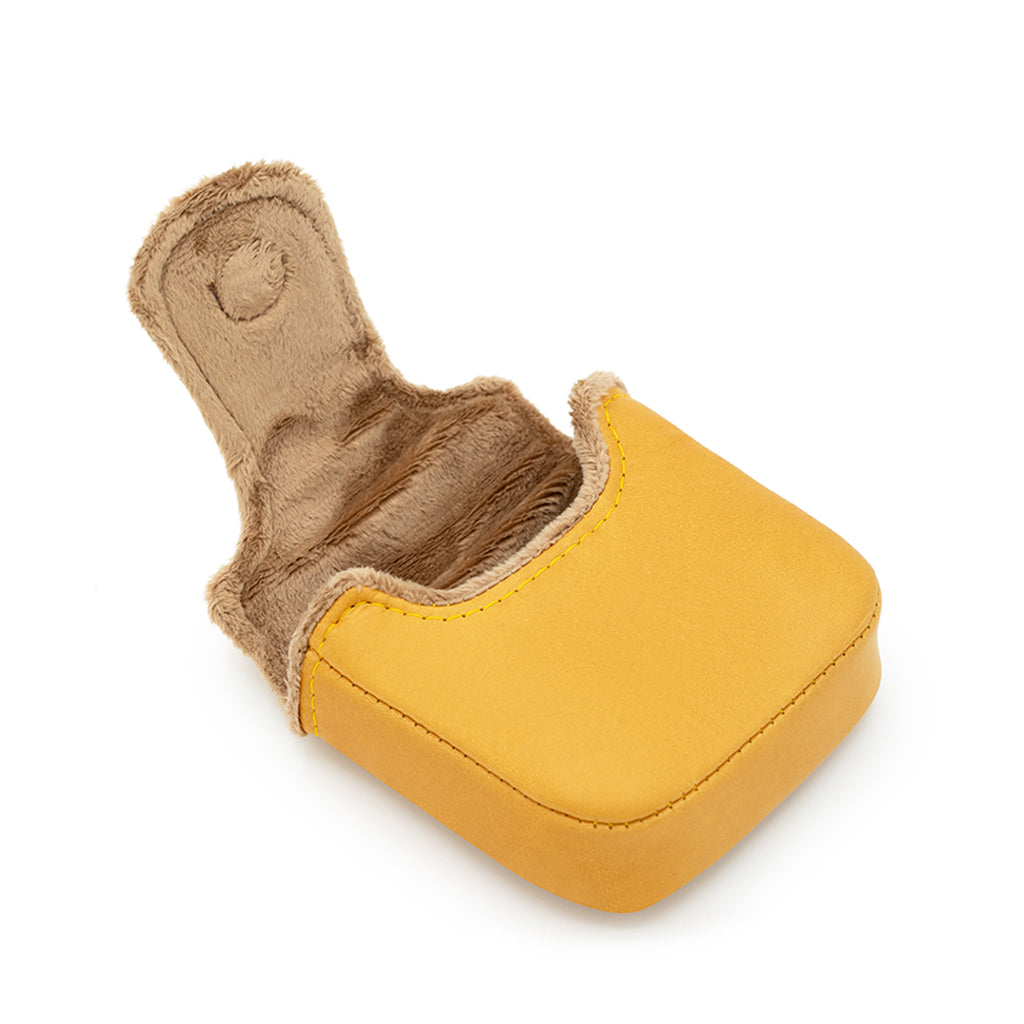 HONEY LEATHER CUSTOM MALLET PUTTER GOLF HEADCOVER | USA – Ace of Clubs ...