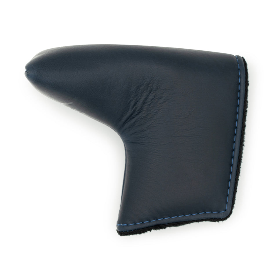 NAVY GENUINE LEATHER CUSTOM GOLF PUTTER HEADCOVER | HANDMADE IN USA ...