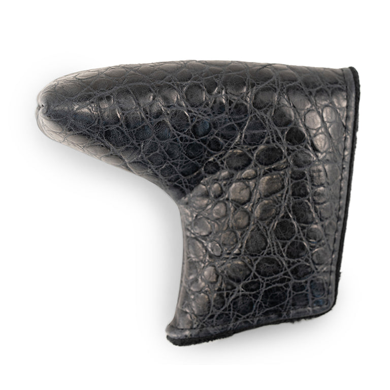 ONYX ALLIGATOR LEATHER CUSTOM GOLF PUTTER HEADCOVER | MADE IN USA – Ace ...