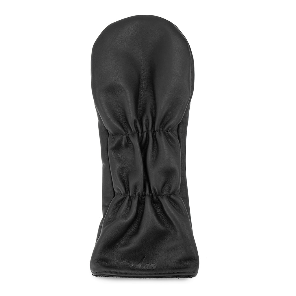 Onyx Black Genuine Leather Golf Driver Headcover | Made in USA – Ace of ...