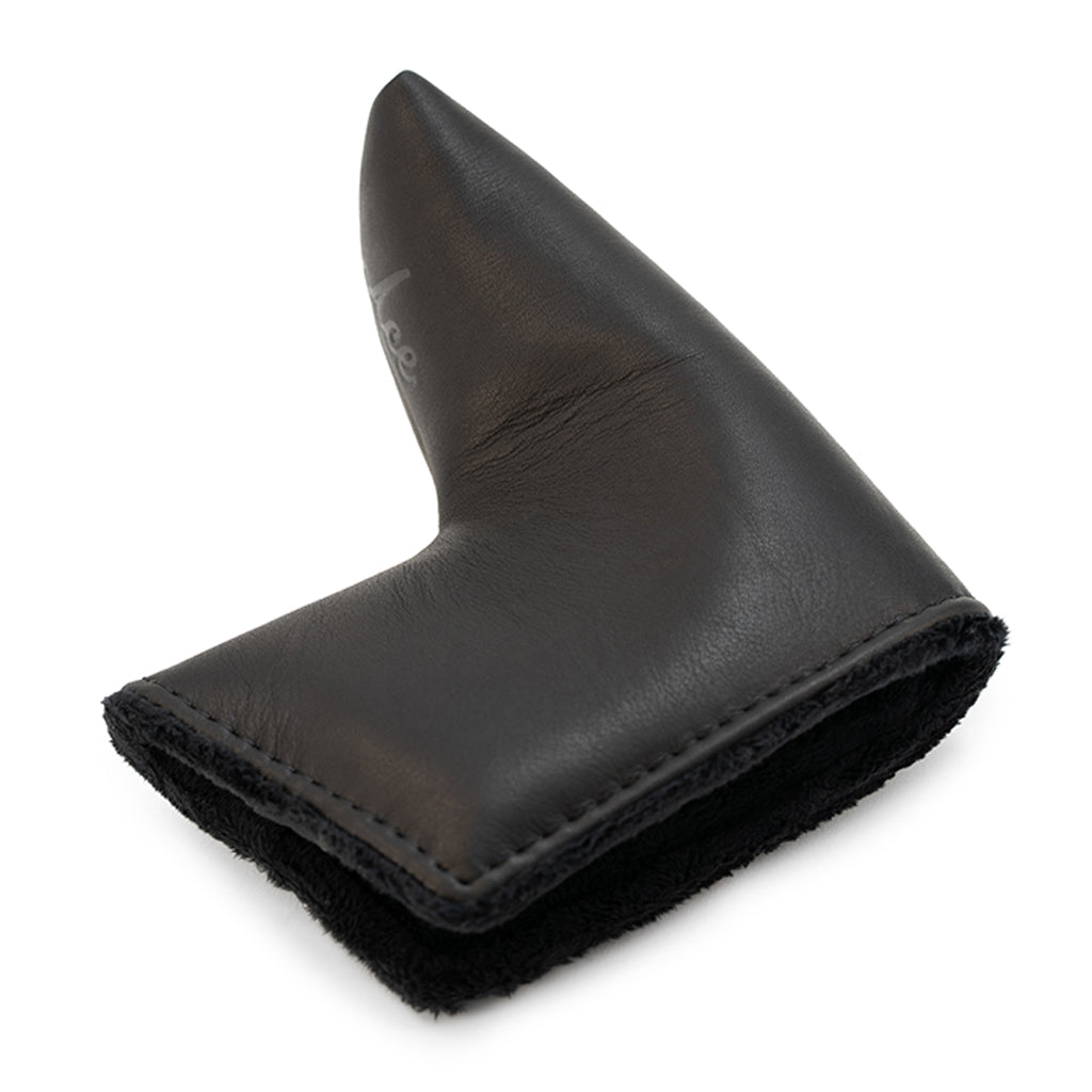 BLACK GENUINE LEATHER CUSTOM GOLF PUTTER HEADCOVER | MADE IN USA – Ace ...