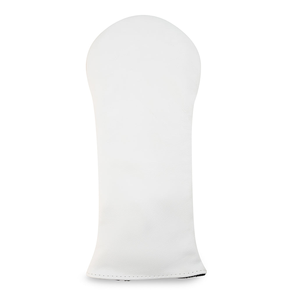 WHITE GENUINE LEATHER WOOD GOLF HEADCOVER | HANDMADE IN USA – Ace of ...